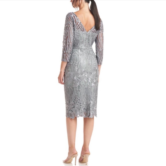 JS Collections | Dresses | Js Collection Fatima Cocktail Dress In Steel ...